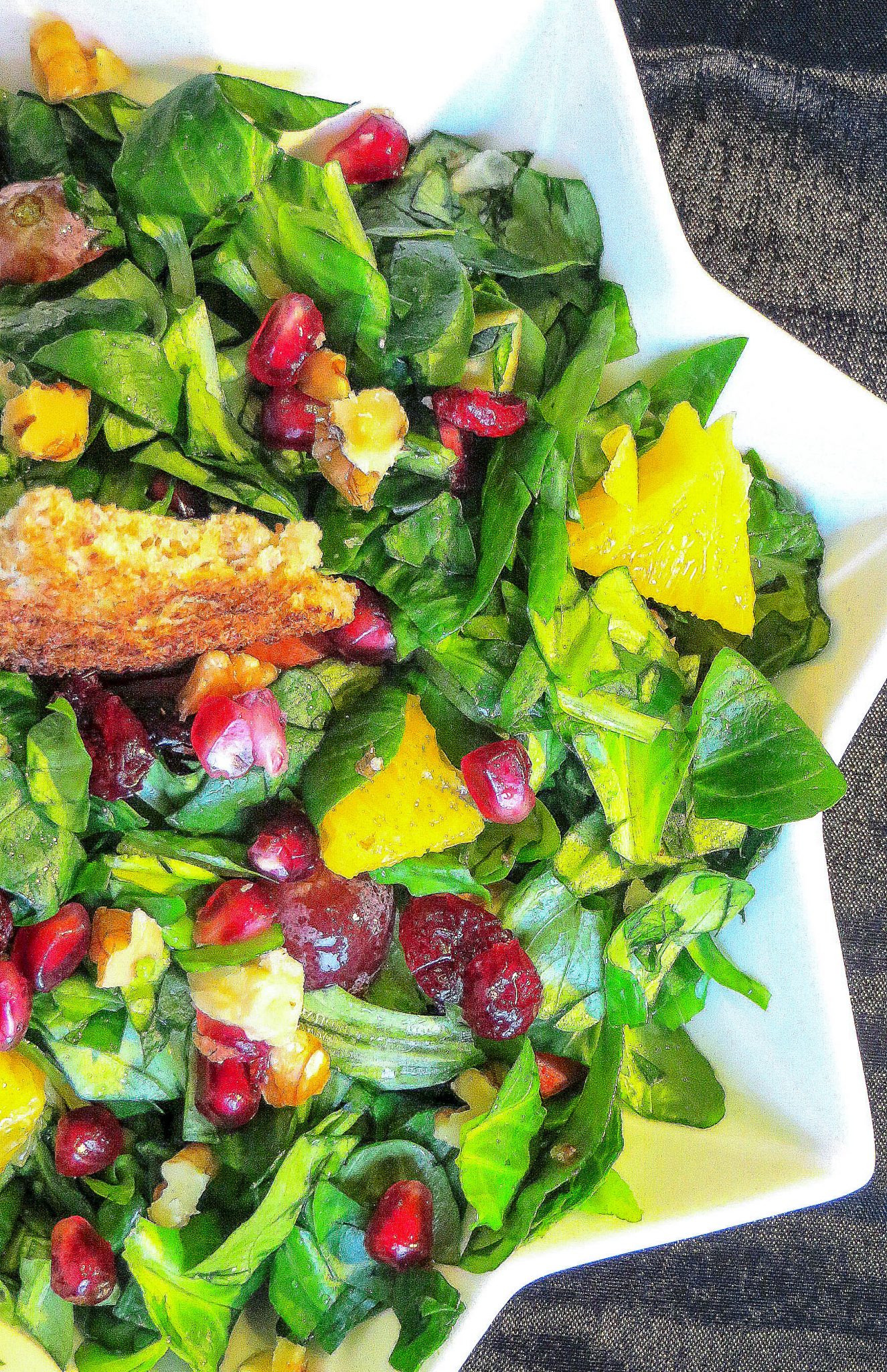 Christmas Tree Salad | Weihnachtsbaum Salat – food with love