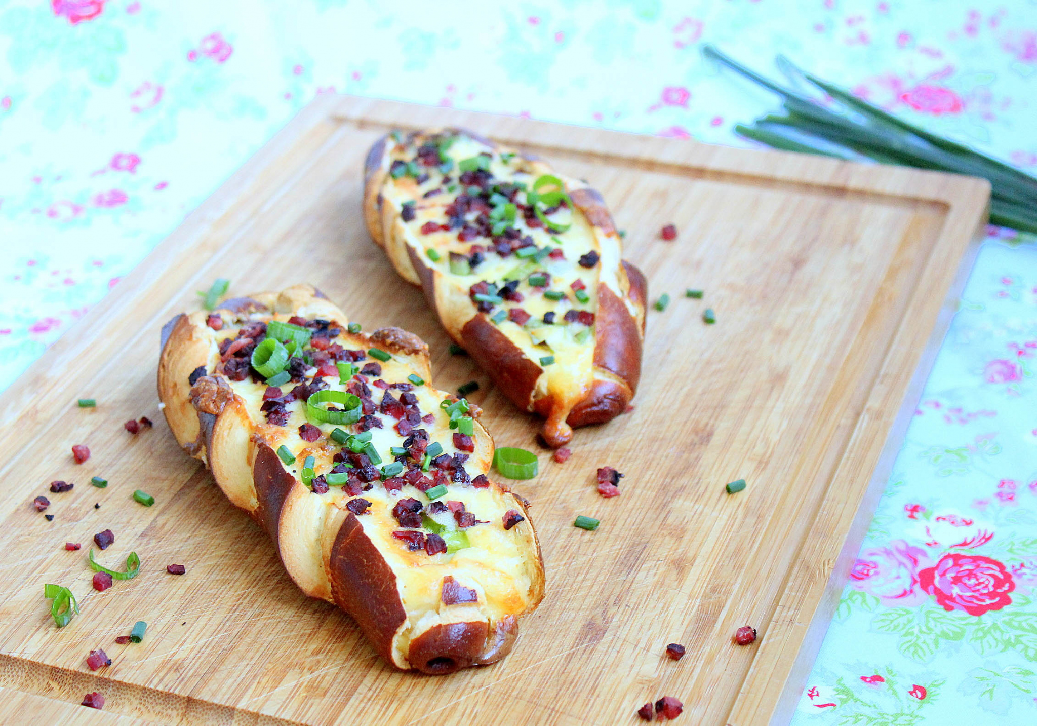 Laugenstangen überbacken – food with love