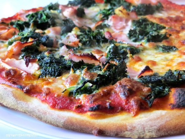 Spinat für Pizza – food with love