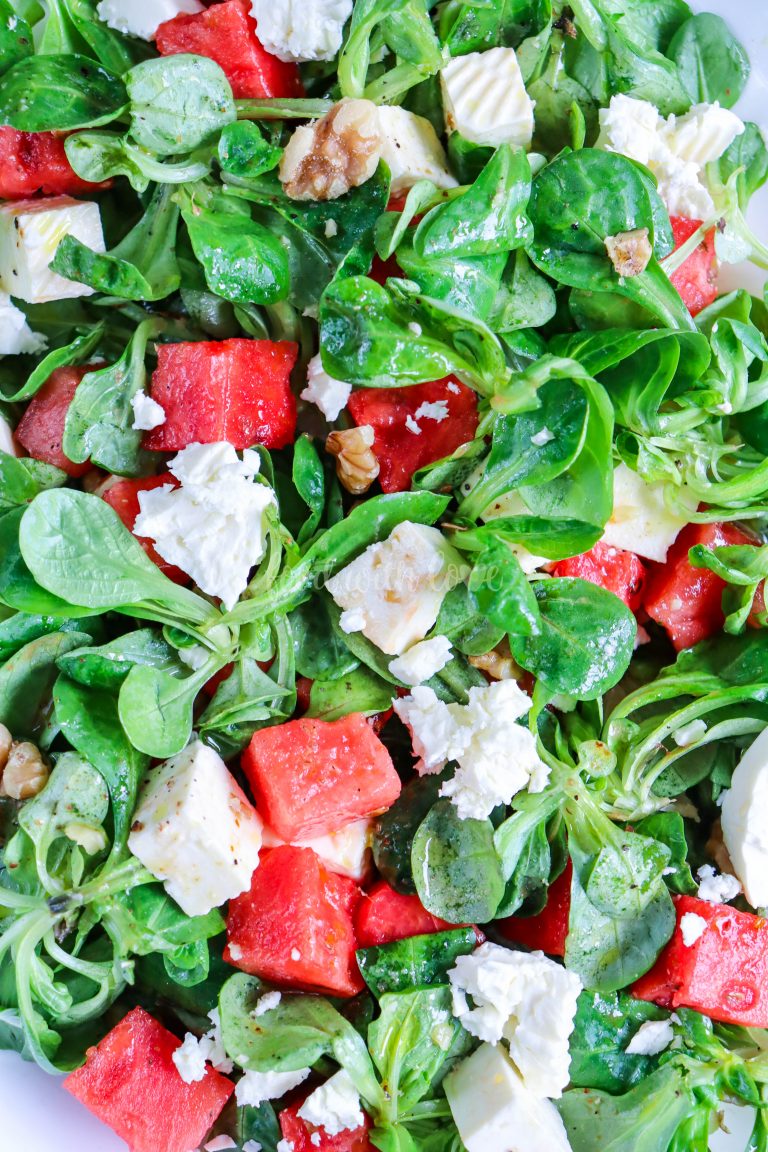 Melonen Feta Salat
