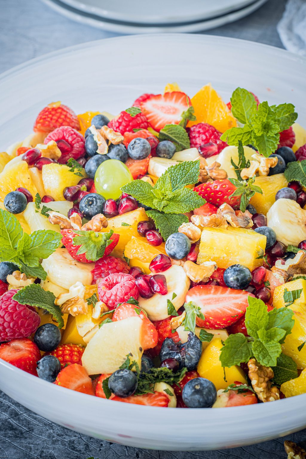 Kunterbunter Obstsalat – food with love